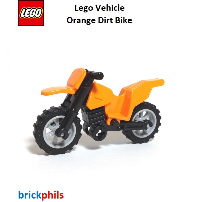 Lego Vehicle - Orange Dirt Bike | Shopee Philippines