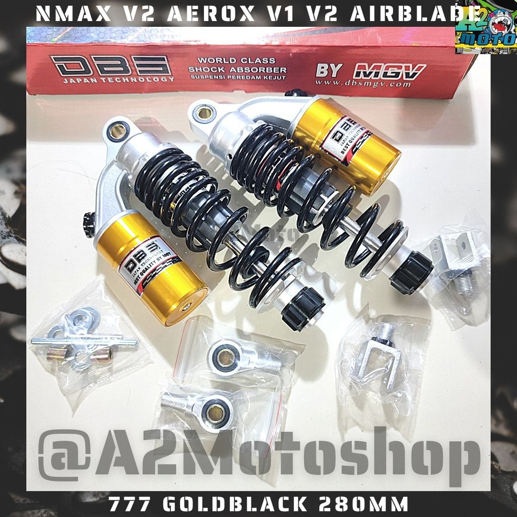 Aerox NMAX V2 Shock Absorber Adjustable 280mm 310mm DBS Japan ...