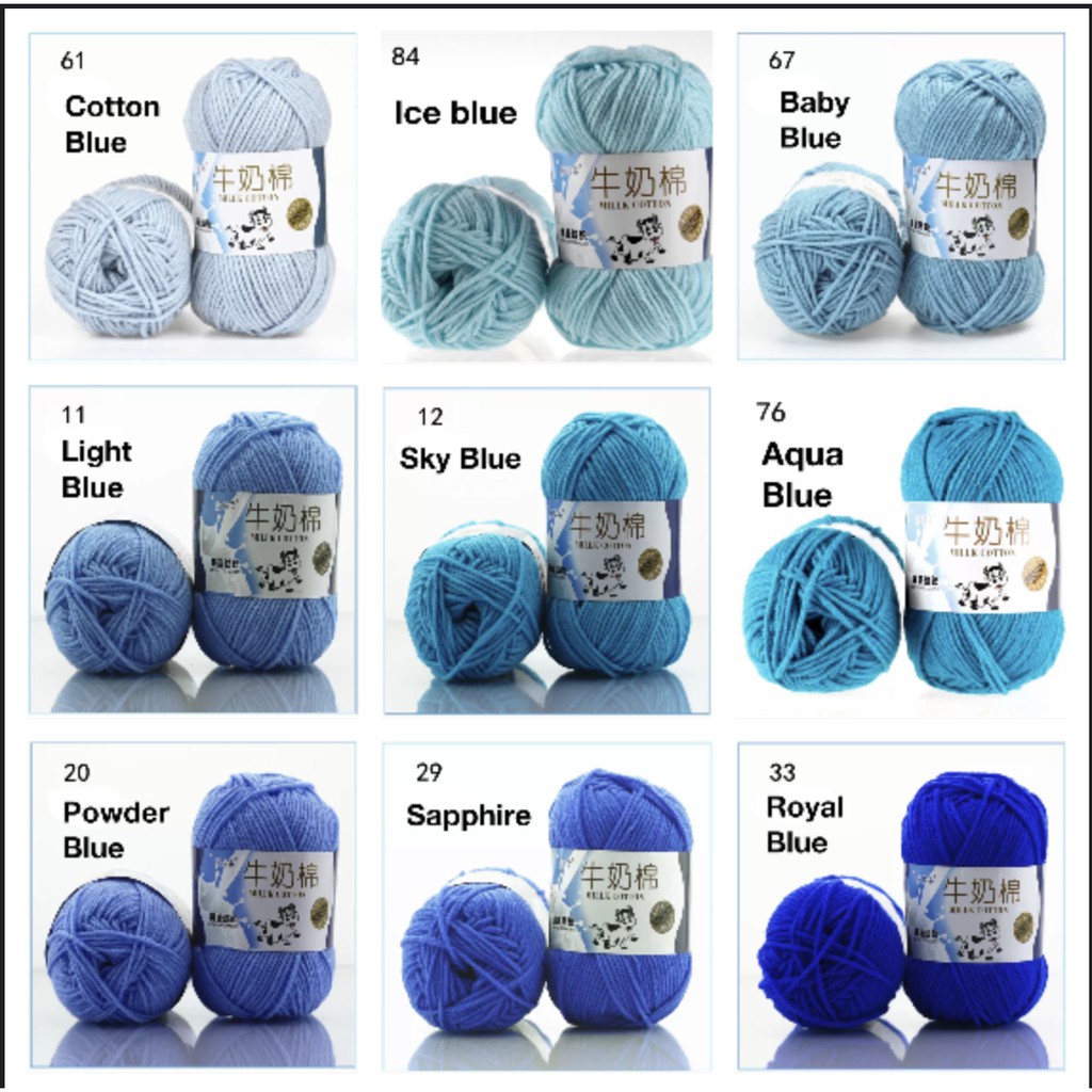 Crochet Yarn Colors