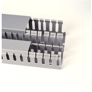 100cm 80mmx80mm PVC Cable Tray/Duct Slotted PVC industrial ...