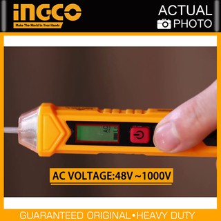 Ingco VD10003 Non-Contact AC Voltage Tester Detector 12V~1000V _H ...