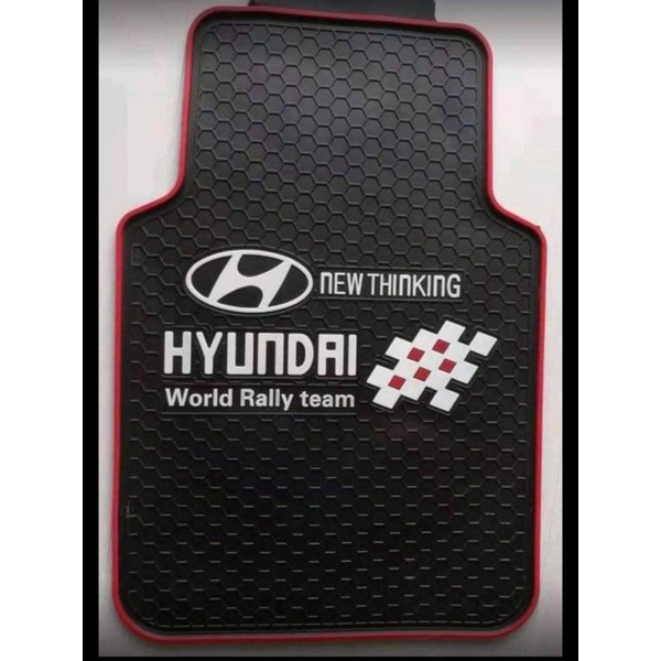 Universal car matting Hyundai New Thinking rubberized 5in1 | Shopee ...