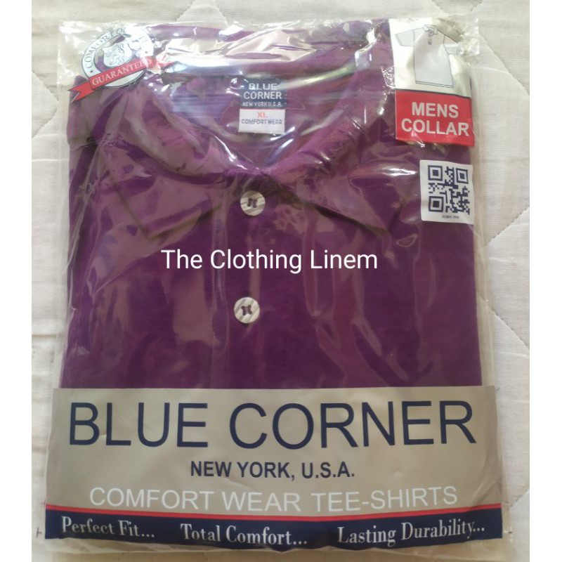 Blue Corner Polo Shirt for Men - Violet | Shopee Philippines