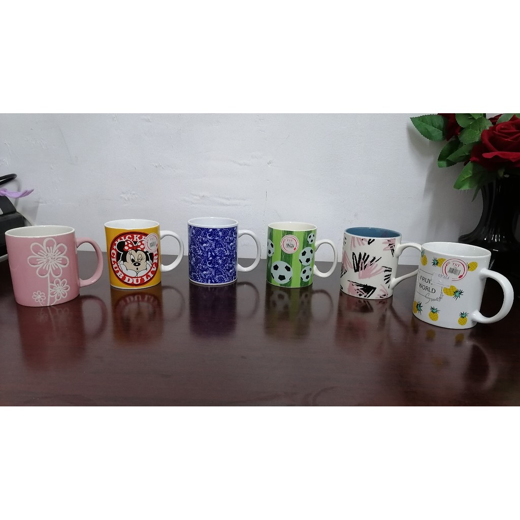 Ceramic Assorted Design Coffee Mug in Standard size | Shopee Philippines