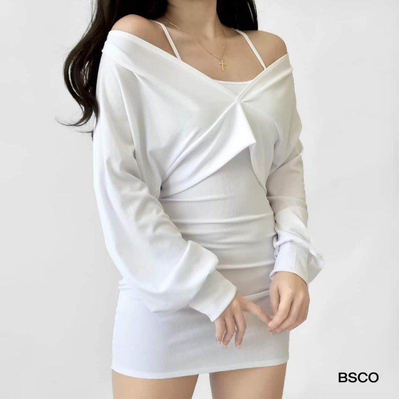 ONHAND BSCO REGULAR ALANI KOREAN STYLE BODYCON DRESS! KOREAN FASHION ...