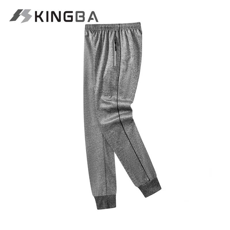 KINGBA Men Training Pants Striped Line Design Sports Jogging Pants ...