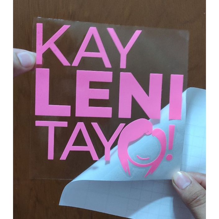 LENI STICKER CUTOUT CAR STICKER | Shopee Philippines