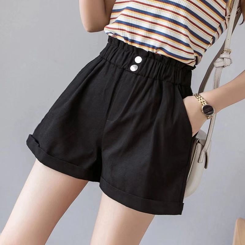 919 High Waist 3 Colors Denim Stretchable Garterized Shorts for Women ...