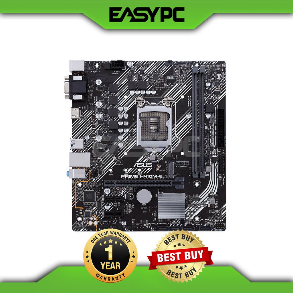 Asus Prime H410M-E Socket LGA 1200 Ddr4 Motherboard | Shopee Philippines
