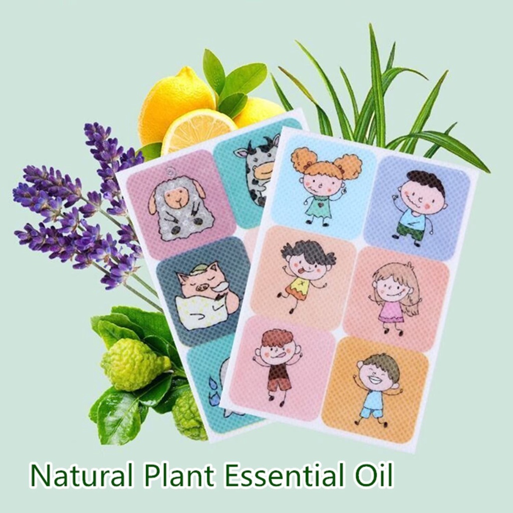 108pcs Cute Baby Portable Anti-mosquito Stickers Outdoor Anti-mosquito ...