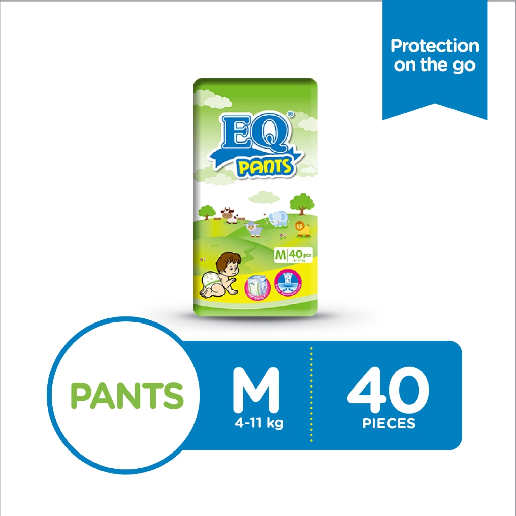 EQ Pants Jumbo Pack Medium 40's - Pants Baby Diapers | Shopee Philippines