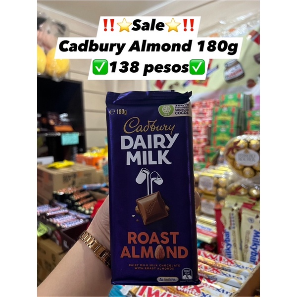 Cadbury Dairy Milk 180g | Shopee Philippines
