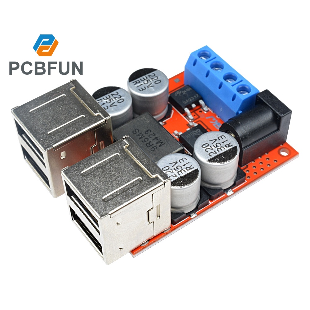 Pcbfun 8V-35V To 5V 8A DC-DC 4 Ports USB Buck Module | Shopee Philippines
