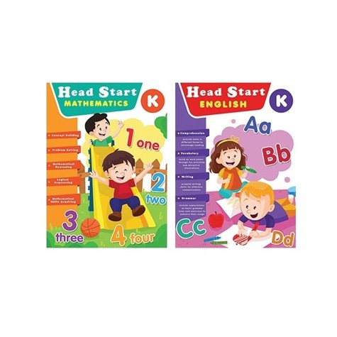 Head Start Book Set (English and Math) | Shopee Philippines