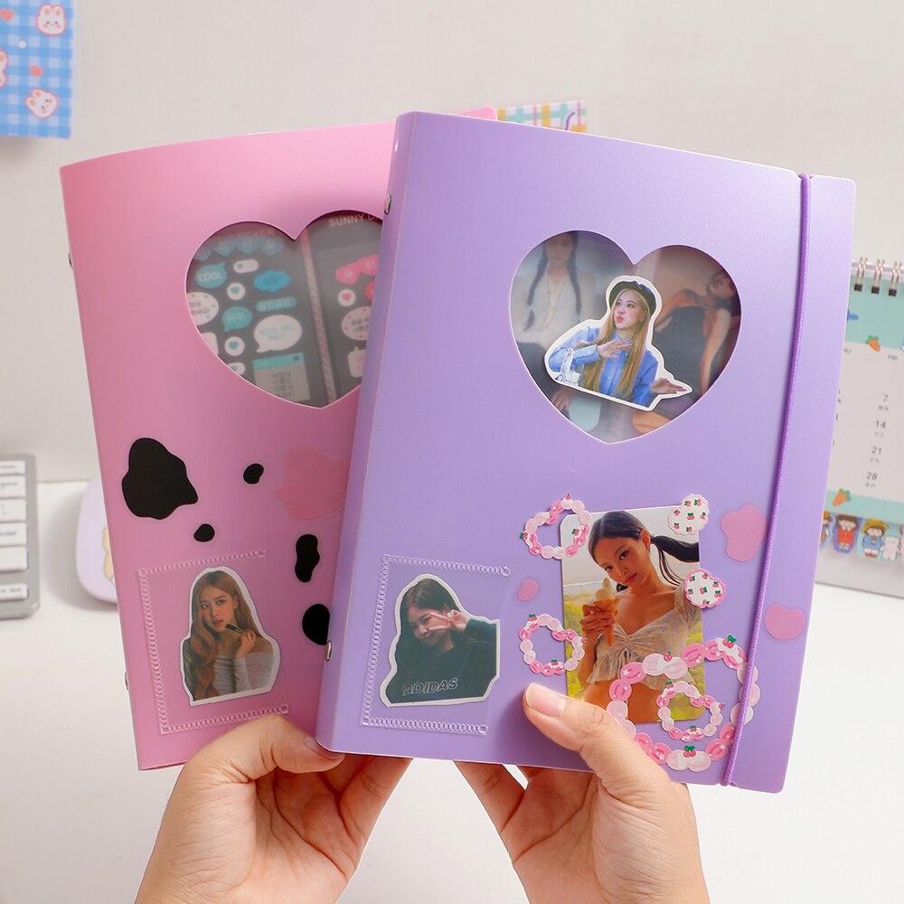 A5 Photocard Love Heart Binder Notebook Cover Only | Shopee Philippines