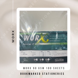 100 Sheets Worx 90 GSM Short / Long / A4 Specialty Paper | Shopee ...