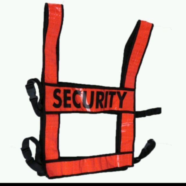 Security Safety Vest with adjustable strap | Shopee Philippines