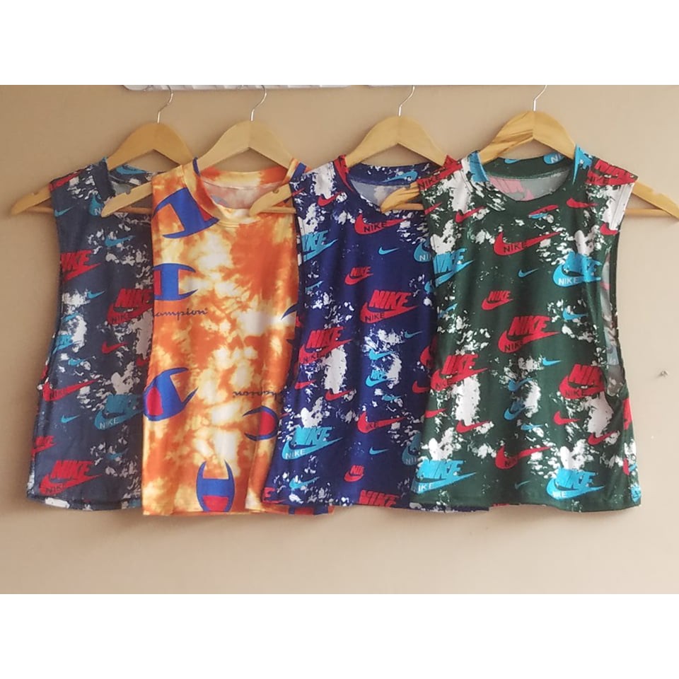 6 to 15 years old --Muscle Cut Sando for Boys, Tie Dye!!! | Shopee ...
