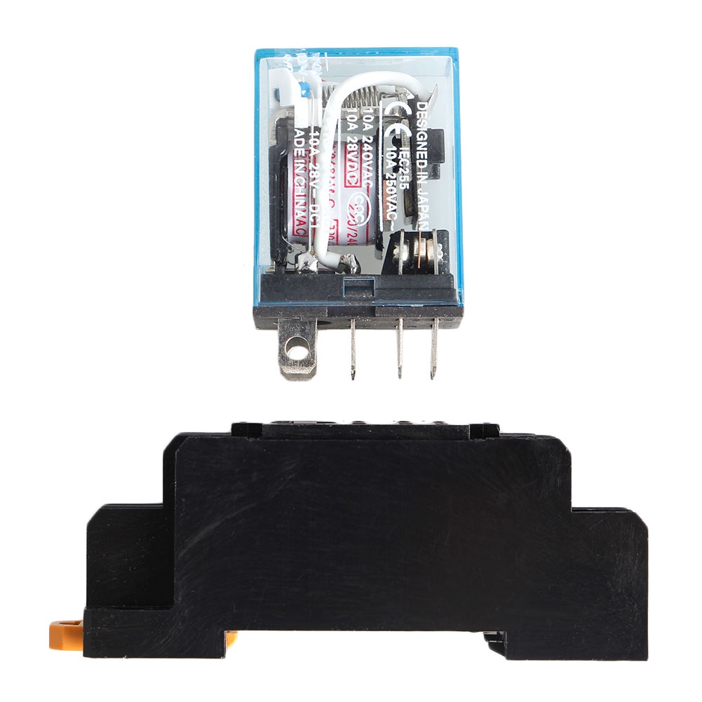 EV Relay LY2NJ AC 220V 10A With 8 Pin + Socket Base | Shopee Philippines