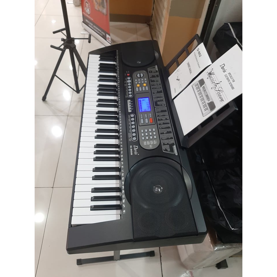 Davis D-902 61 keys touch responds electronic piano keyboard | Shopee ...