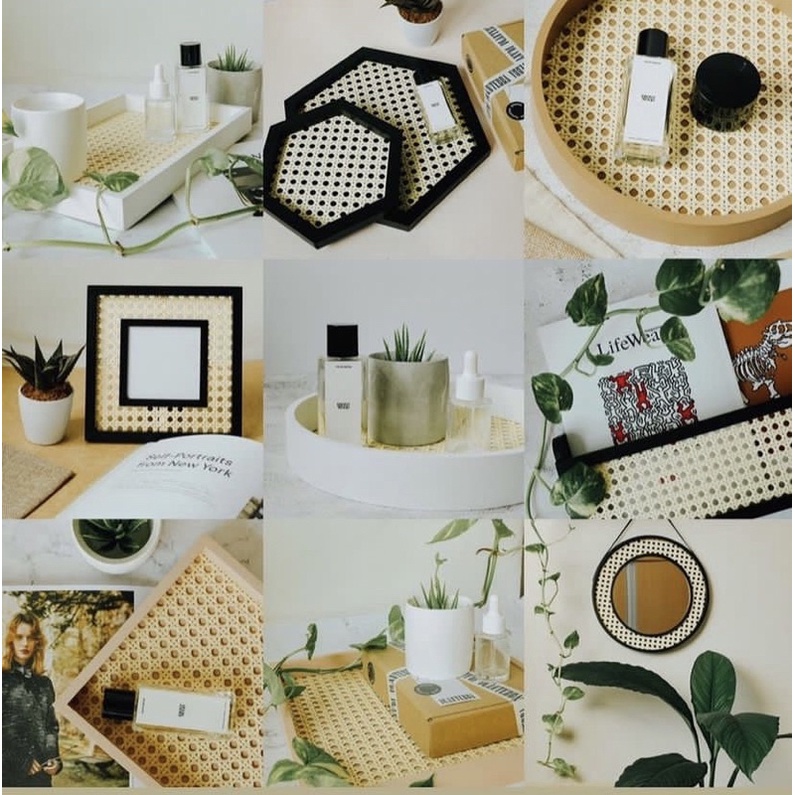 Nordic Rattan Solihiya Trays ( all shapes) | Shopee Philippines