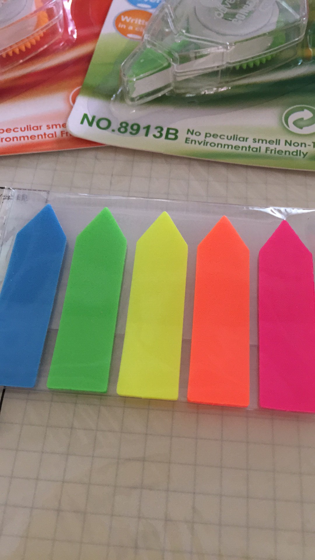 5 colors set Candy color sticky notes Convenient using memo notes ...