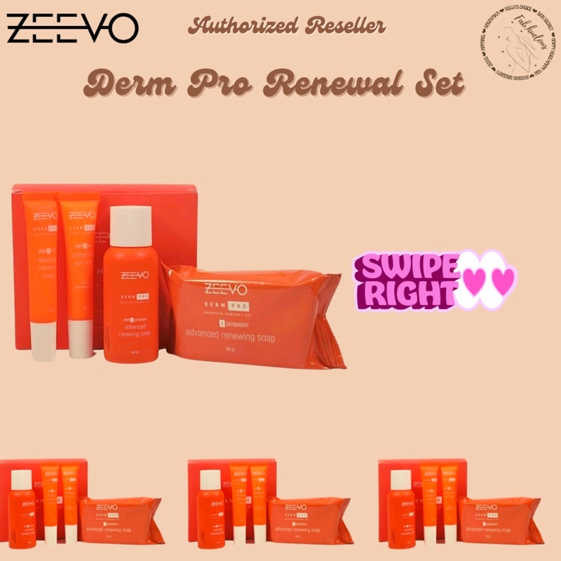 ZEEVO DERM PRO RENEWAL SET | Shopee Philippines