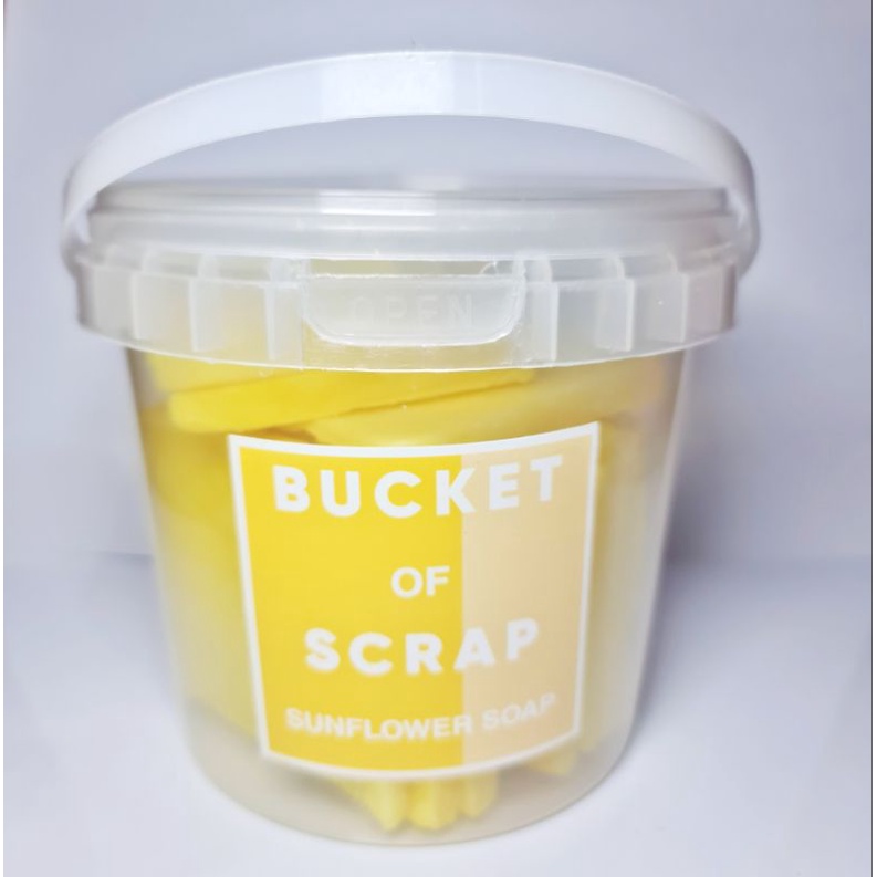 BUCKET OF SCRAP SOAP 500g SUNFLOWER | Shopee Philippines