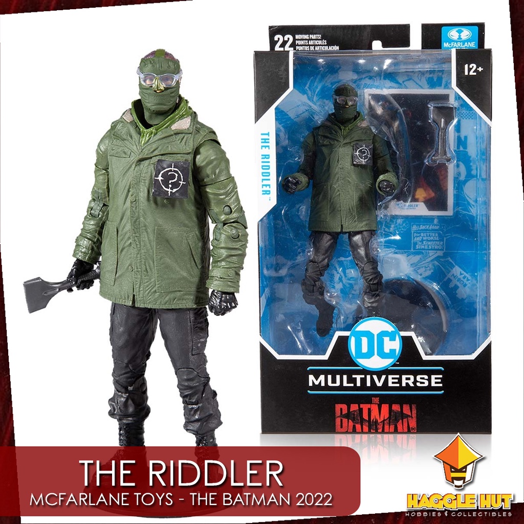 The Riddler The Batman Movie 2022 McFarlane Toys DC Multiverse Action ...