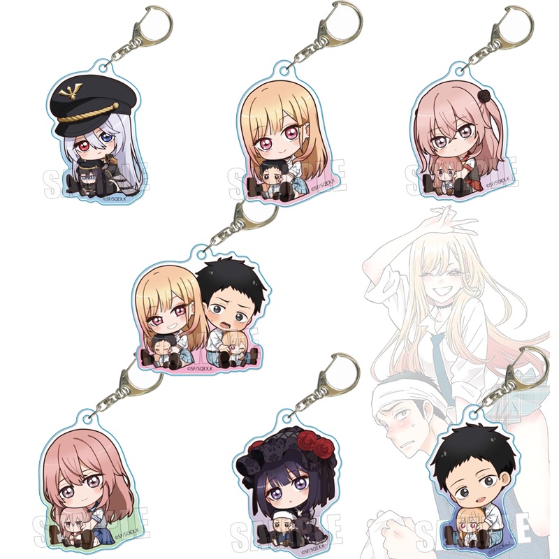 Marin Kitagawa Keychains Anime My Dress-Up Darling Wakana Gojo Key ... Marin Kitagawa Keychains Anime My Dress-Up Darling Wakana Gojo Key ...