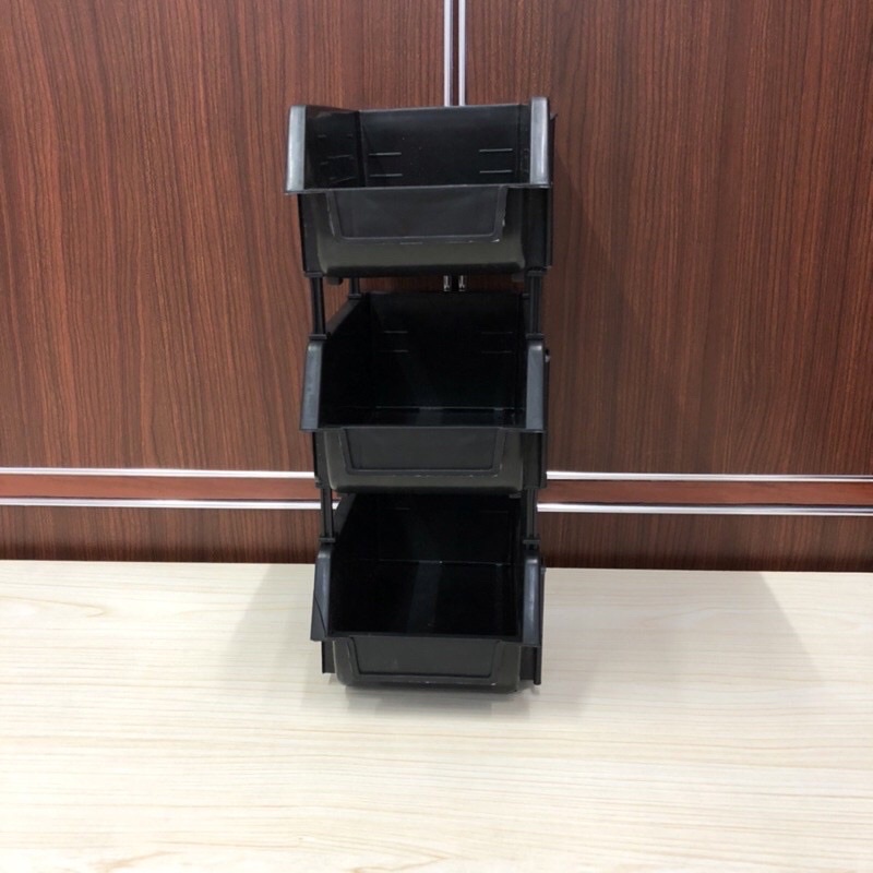 CT 3PCS Small Stackable Bin Boxes Storage Organizer Supplies Tools Bins ...