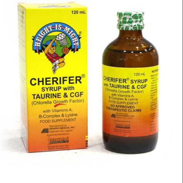 Cherifer With Zinc Syrup 120ml Shopee Philippines