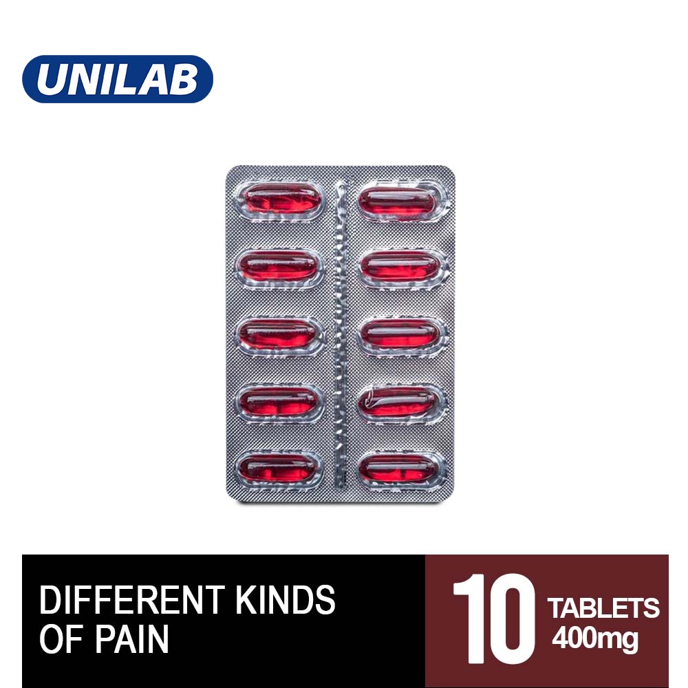 Medicol Advance 10 Capsules 400mg Ibuprofen (Relieves all types of pain ...