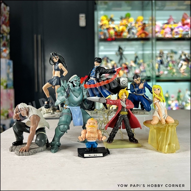 FULL METAL ALCHEMIST MINI FIGURES EDWARD ALPHONSE WINRY ENVY ALEX ROY ...