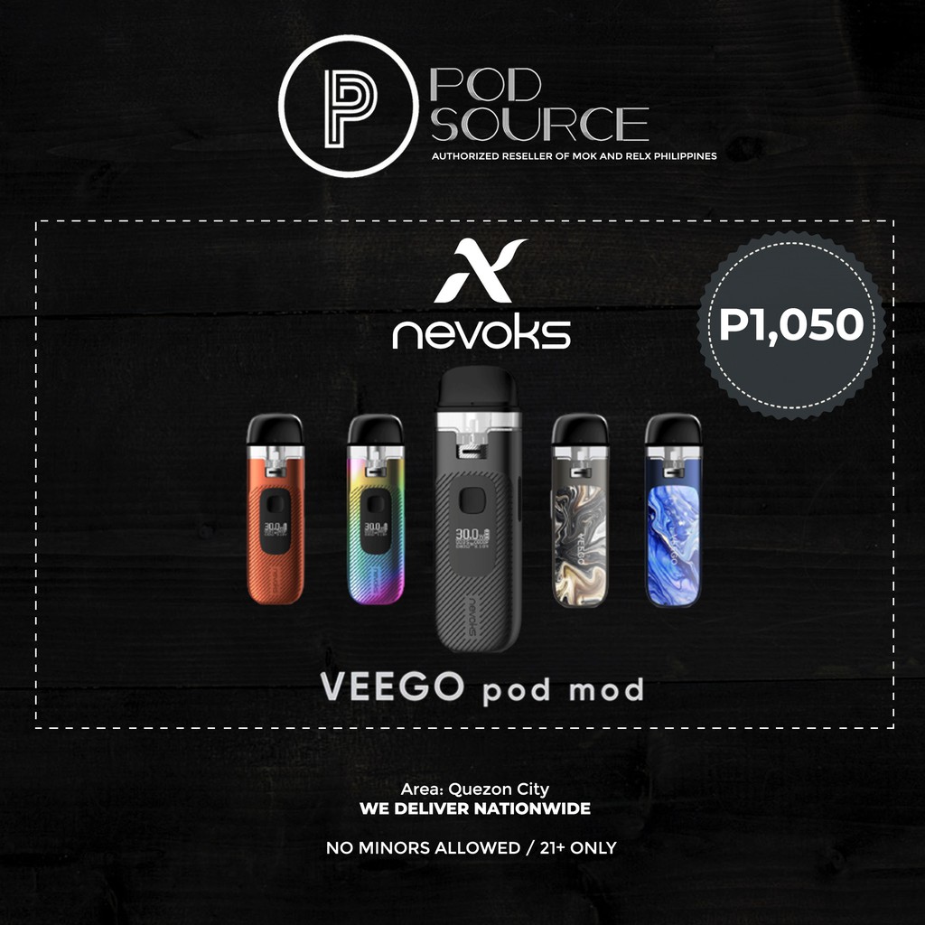 [COD] [AUTHENTIC] Nevoks Veego Pod Mod | Shopee Philippines