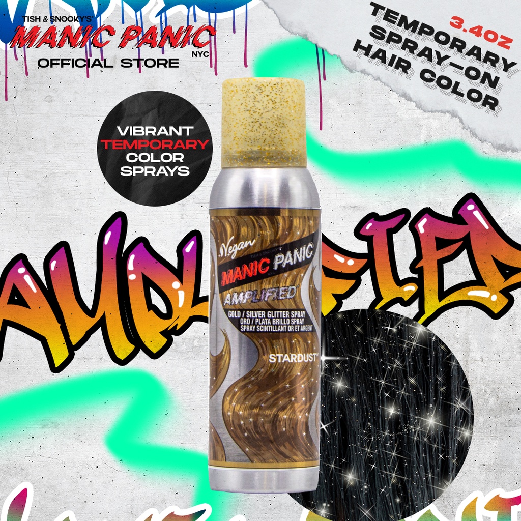Manic Panic Amplified Temporary Hair Color Spray In Stardust 34oz Shopee Philippines