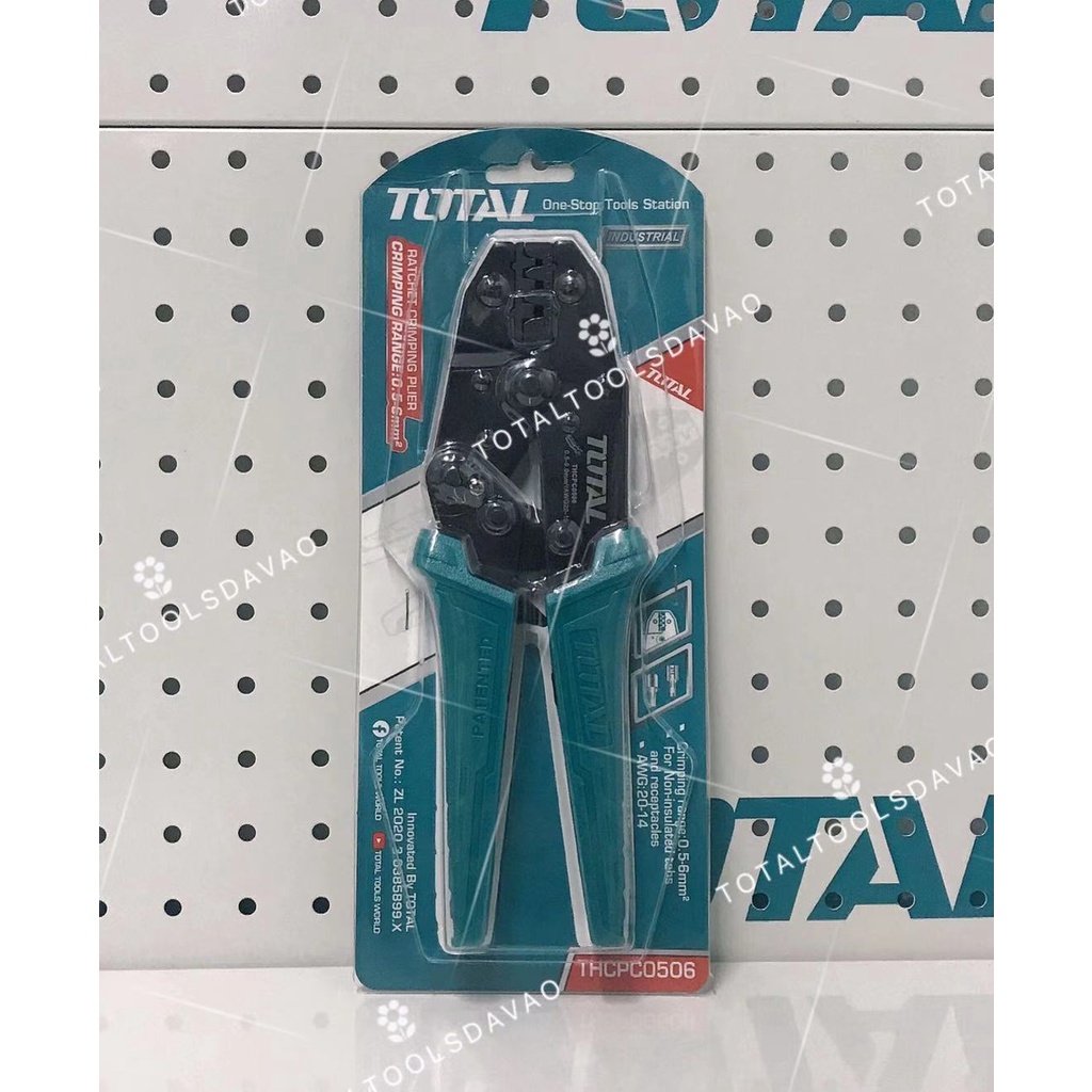 TOTAL Ratchet crimping plier 9" Industrial THCPC0506 | Shopee Philippines