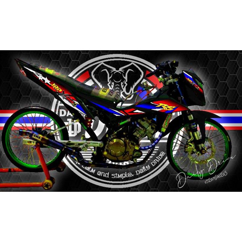 Honda RS 150 Decal Sticker (JRP DESIGN STOCK SIZE) | Shopee Philippines
