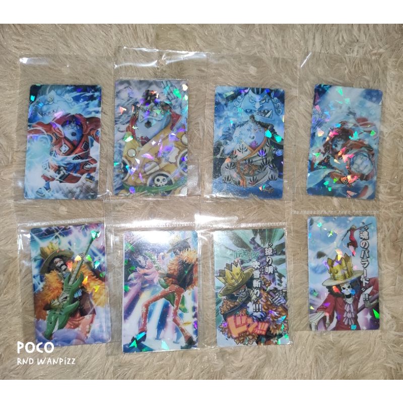 ONE PIECE CUSTOMIZED HOLOGRAPHIC PVC CARDS - Jinbei and Brook | Shopee ...
