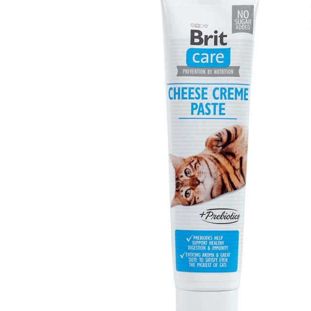 Brit Care Cheese Creme plus Probiotics Cat Paste 100g | Shopee Philippines