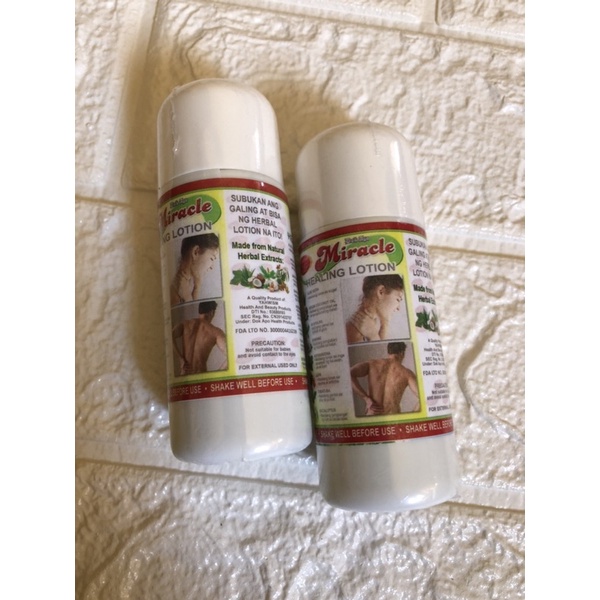 2pcs miracle healing lotion 60ml small size | Shopee Philippines