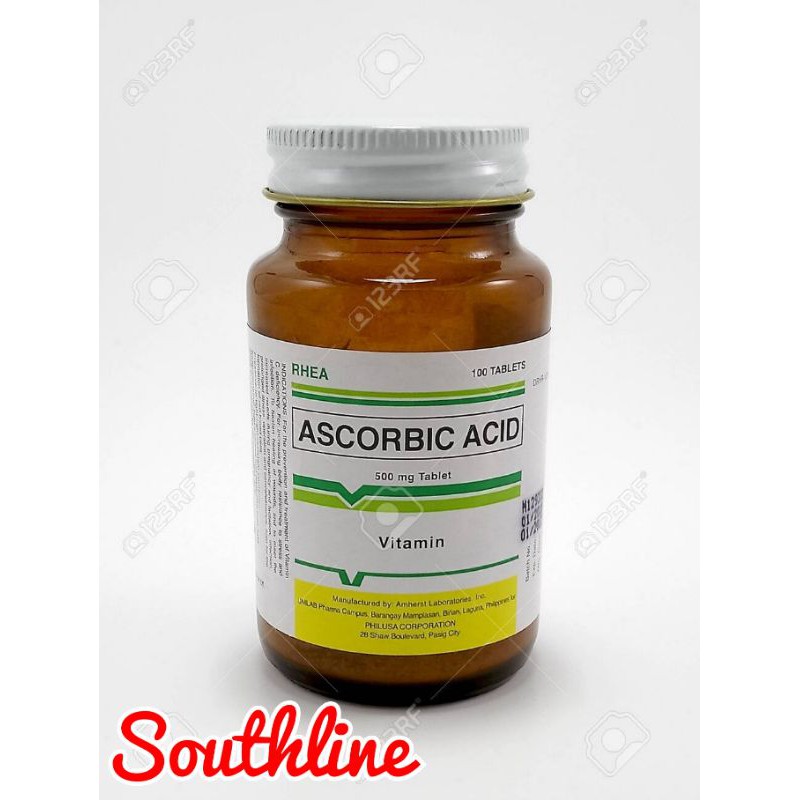 Rhea Ascorbic Acid 500mg 100 Tablets Shopee Philippines