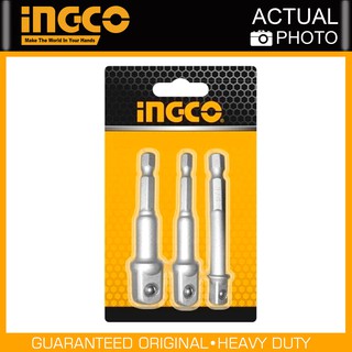 Ingco AMN365A01 3pcs Socket Adaptor Set with 1/4" Hex Shank _H | Shopee ...
