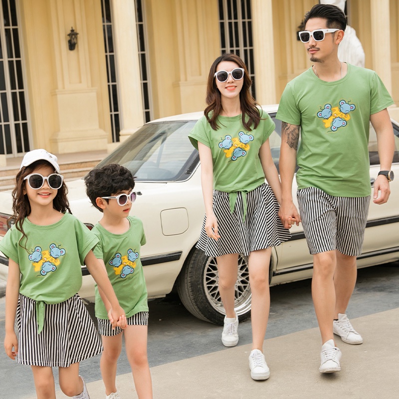 family set clothes for couple shirt mother and daughter mom father and ...