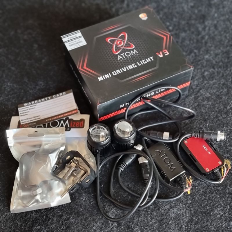 ATOM Premium LED Mini Driving Light V3 (White/Yellow) | Shopee Philippines