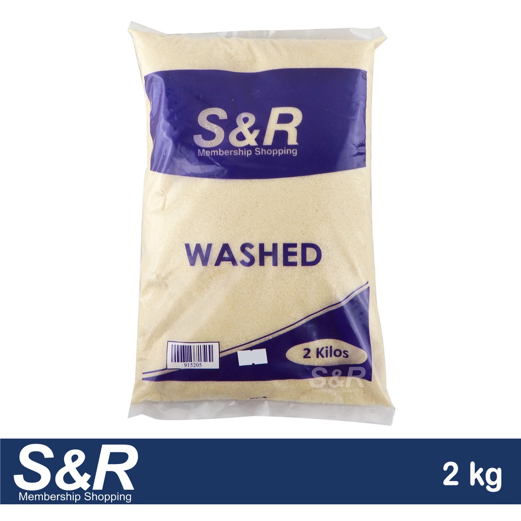 S&R Washed Sugar 2kg | Shopee Philippines