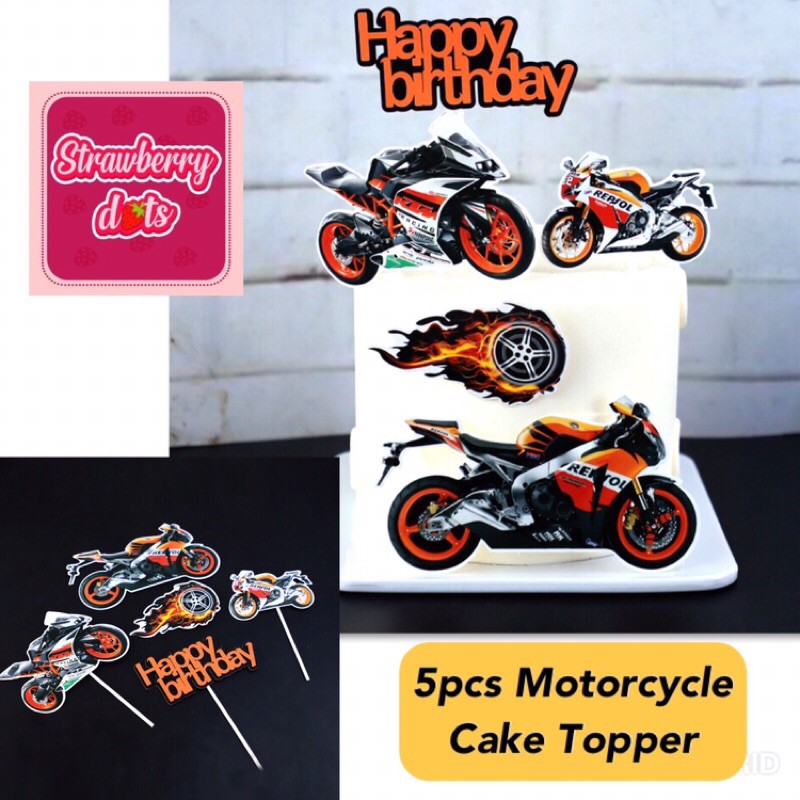 Motorcycle Cake Topper | Shopee Philippines