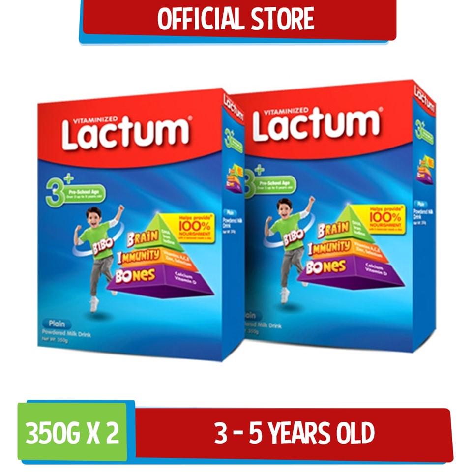Lactum Powdered Milk Drink for 3+ years old 700g [350g x 2s] | Shopee ...