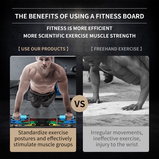 The Ultra Push System Push-up Bracket Board Portable for Home Fitness ...