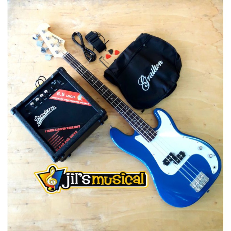 Grailton Bass Guitar Package | Shopee Philippines